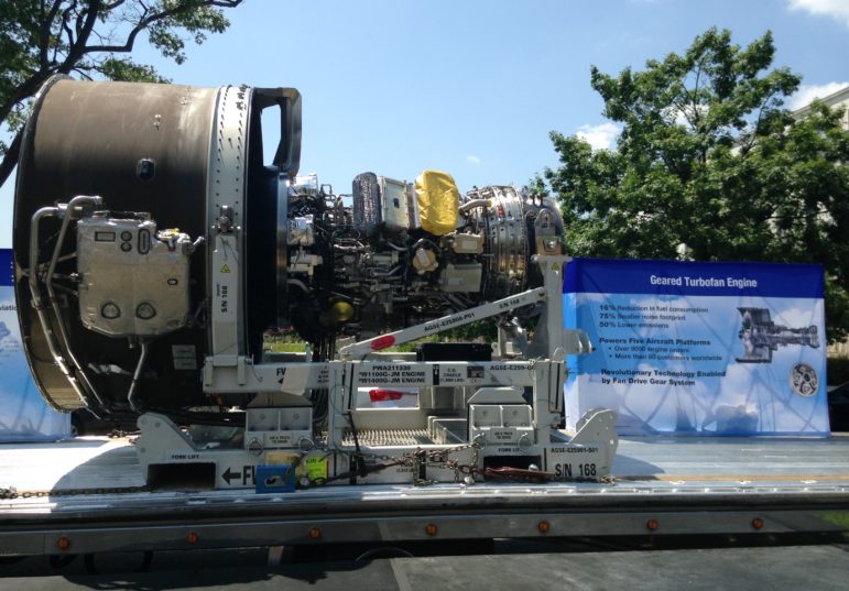 Pratt & Whitney showcases engine on Capitol Hill